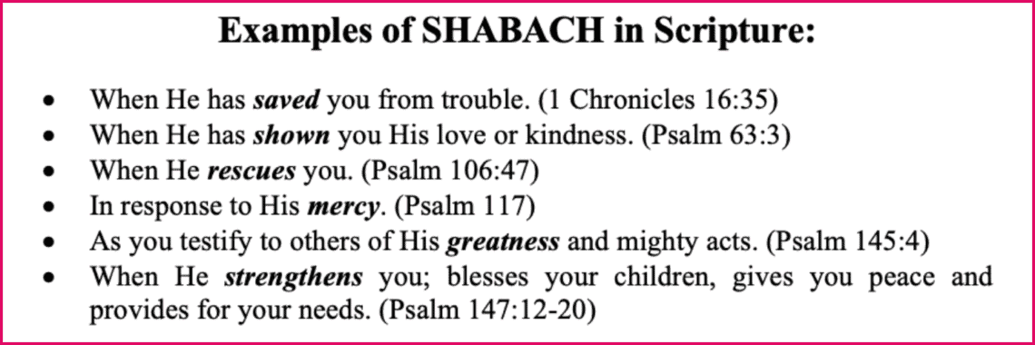 The Seven Hebrews Words for Praise: 7 Ways to Worship God